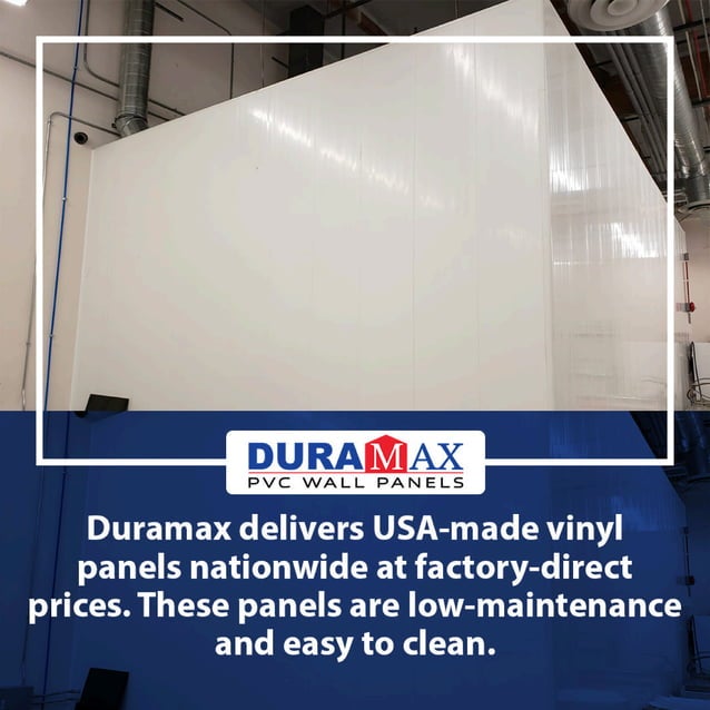 Duramax moisture-resistant wall panels are designed for easy ...