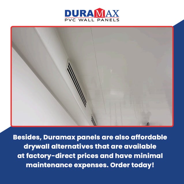 Duramax PVC panels are lightweight drywall alternatives | PDF