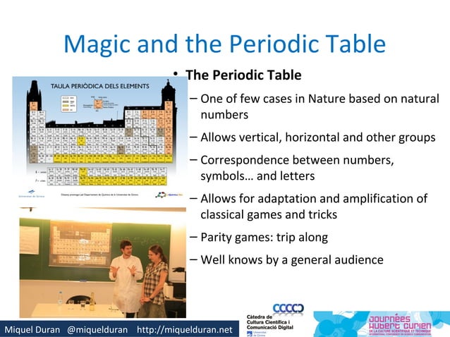 IYC2011: Magic, a catalyst for Science awareness | PPT