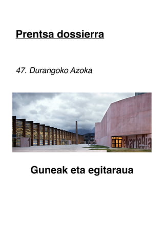 Durangoko azoka | PDF