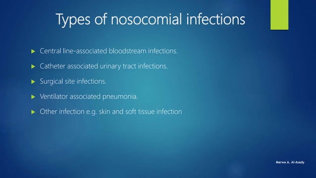 Nosocomial infection | PPT