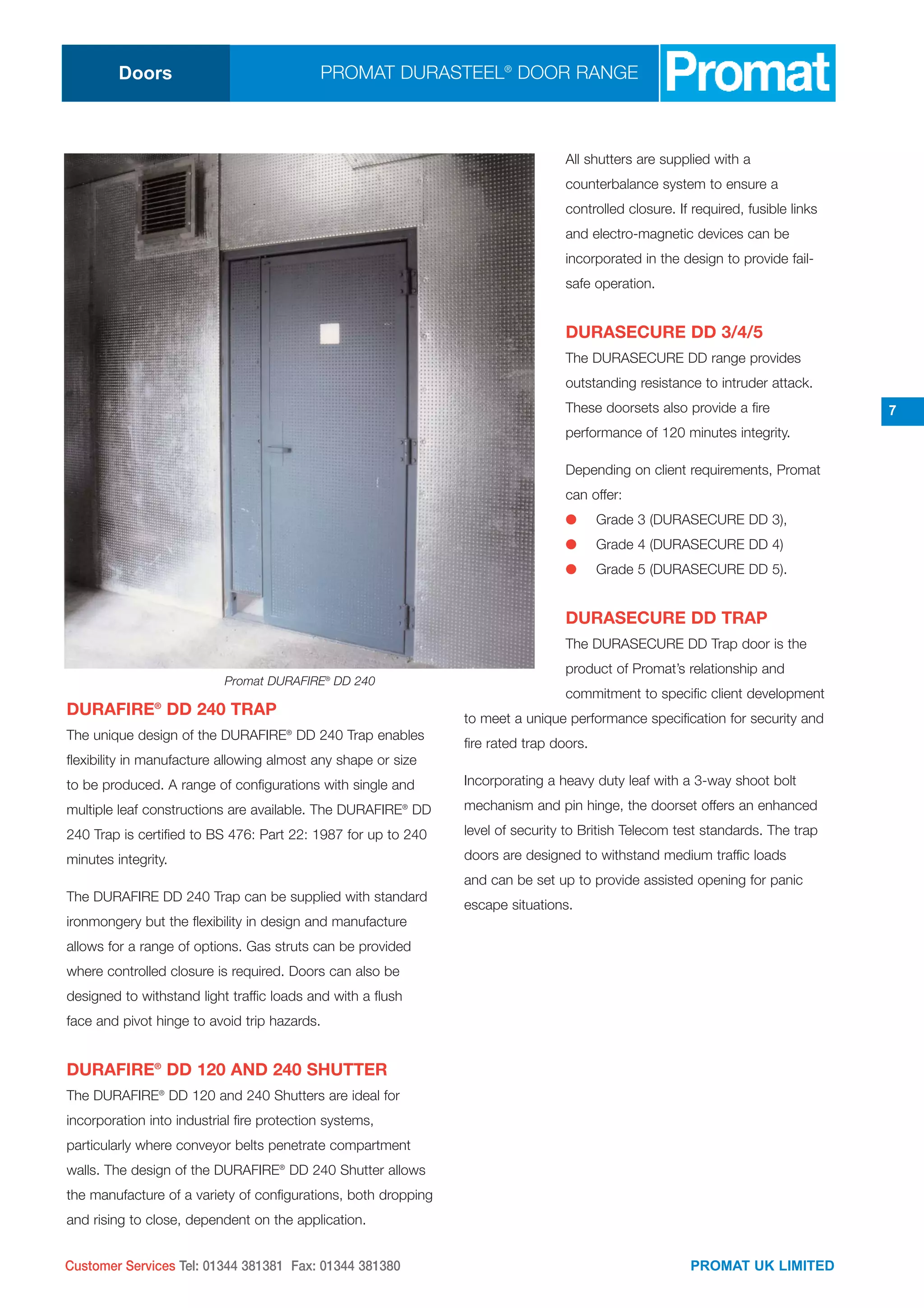 Durasteel doors | PDF