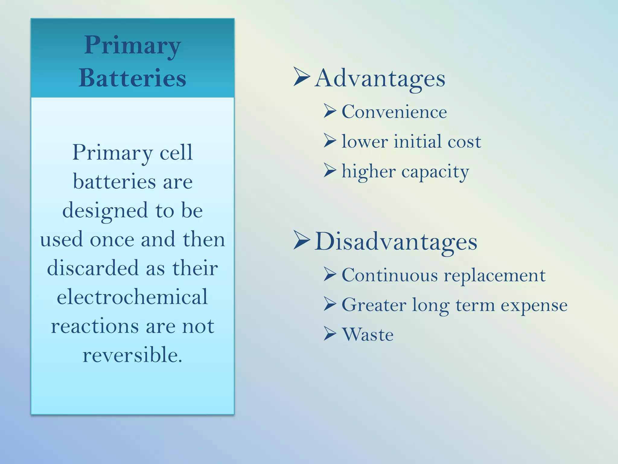 Consumer Battery Technology | PPTX
