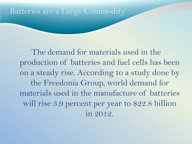 Consumer Battery Technology | PPT