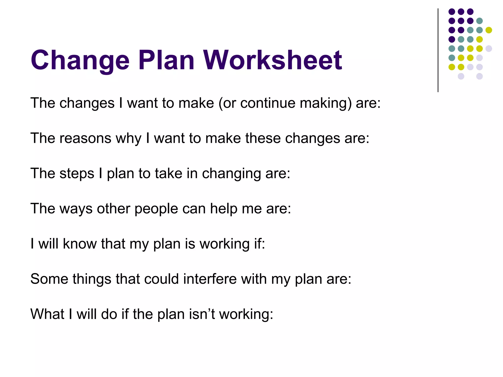 Enhancing Motivation to Change | PPT