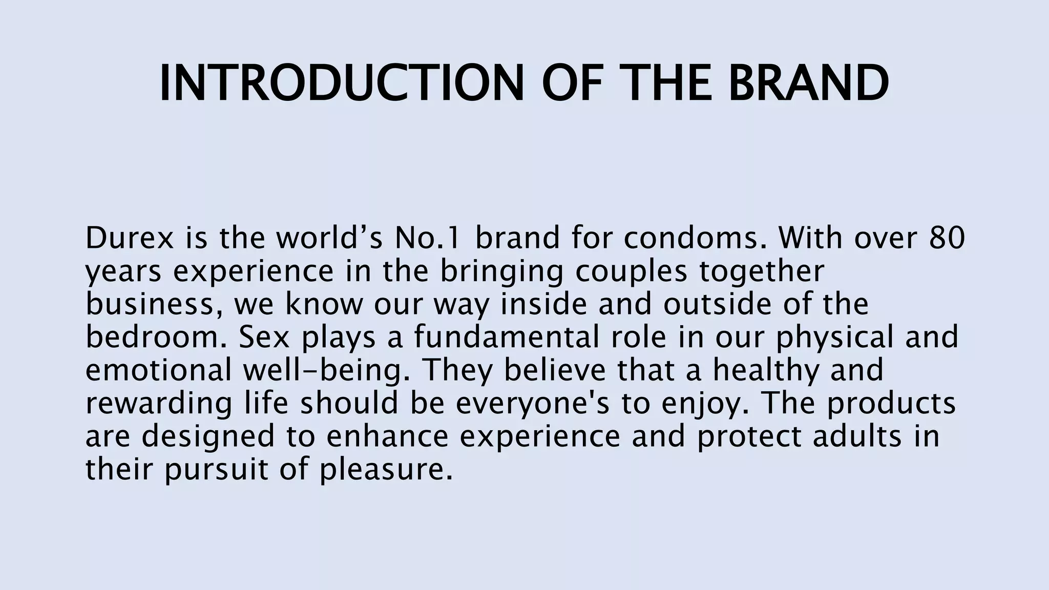 Durex Design Thinking | PPT