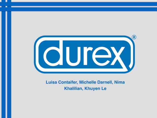 Durex Assignment | PPT