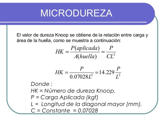 DUREZA VICKERS Y MICRODUREZA