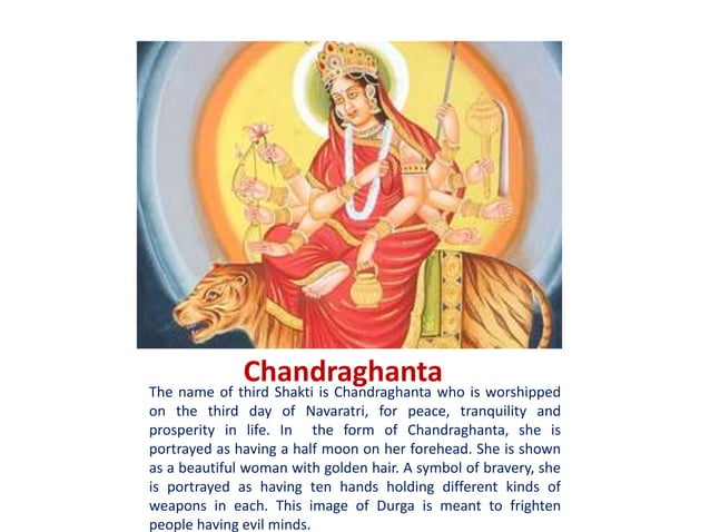 Godess Durga - 9 Different forms | PPSX | Hinduism | Religion ...