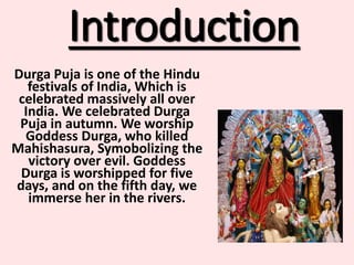 Durga Puja powerpoint presentation | PPTX