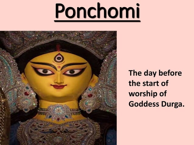 Durga Puja powerpoint presentation | PPTX | Hinduism | Religion & Spirituality