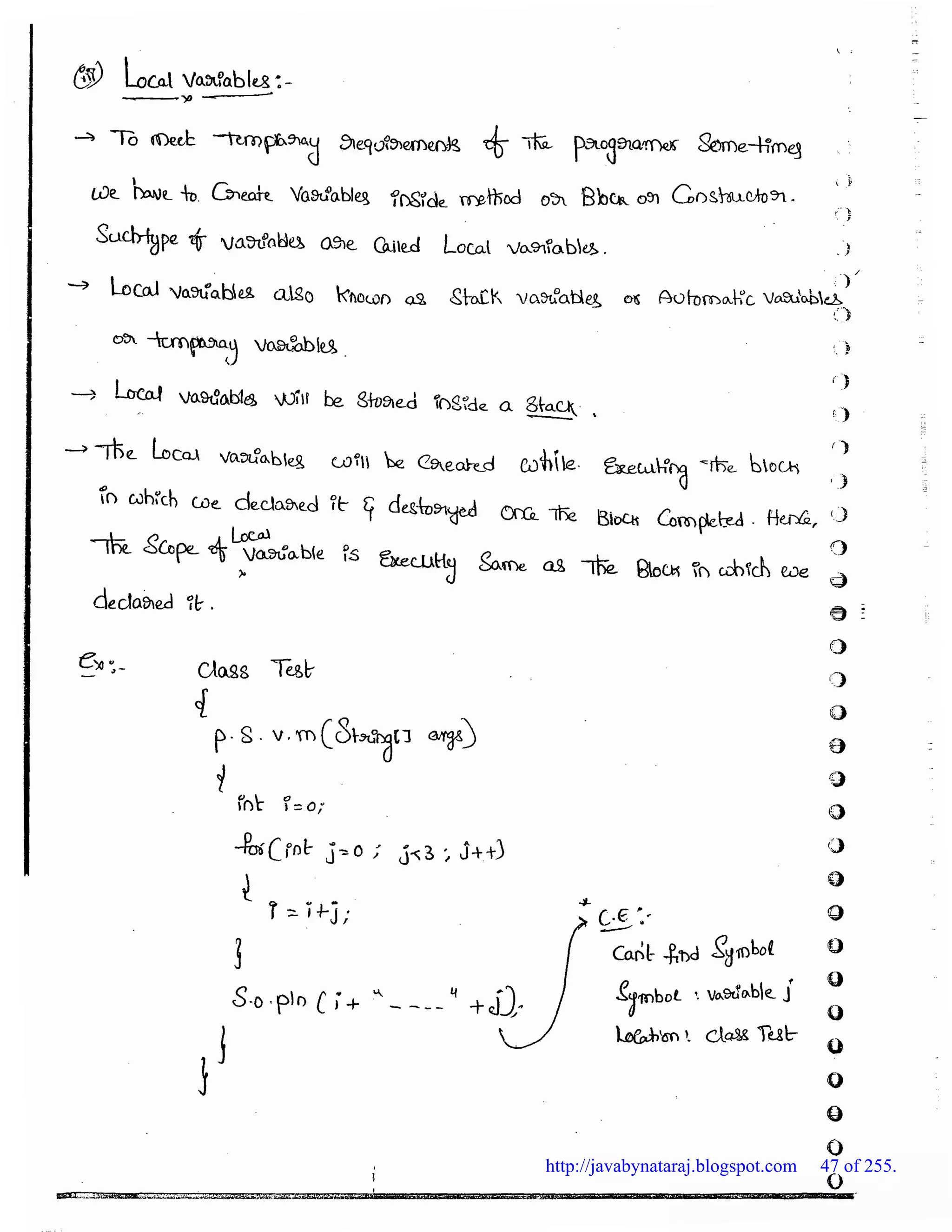 Durga soft scjp-notes-part-1-javabynataraj | PDF