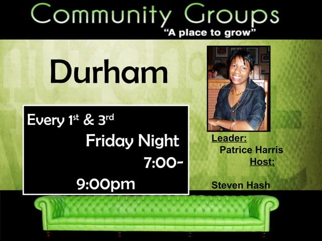 Durham community group outreach | PPT