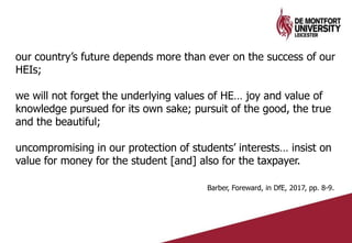 Strategic Visions & Values: Inclusive Curricula and Leadership in Learning and Teaching | PPT