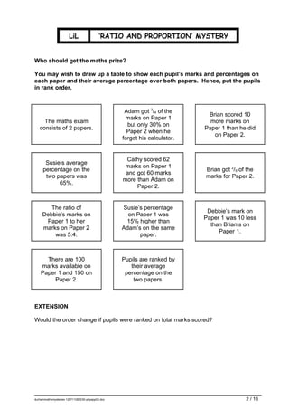 Durham maths mysteries | DOC