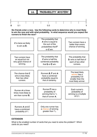 Durham maths mysteries | DOC