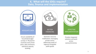SDGs in OIC Countries: Data, Finance and Implementation | PPTX