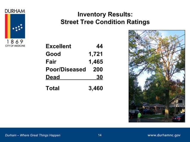 Durham tree canopy assessment 2017 | PDF