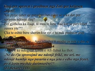 Durimi ndaj sprovave | PPT