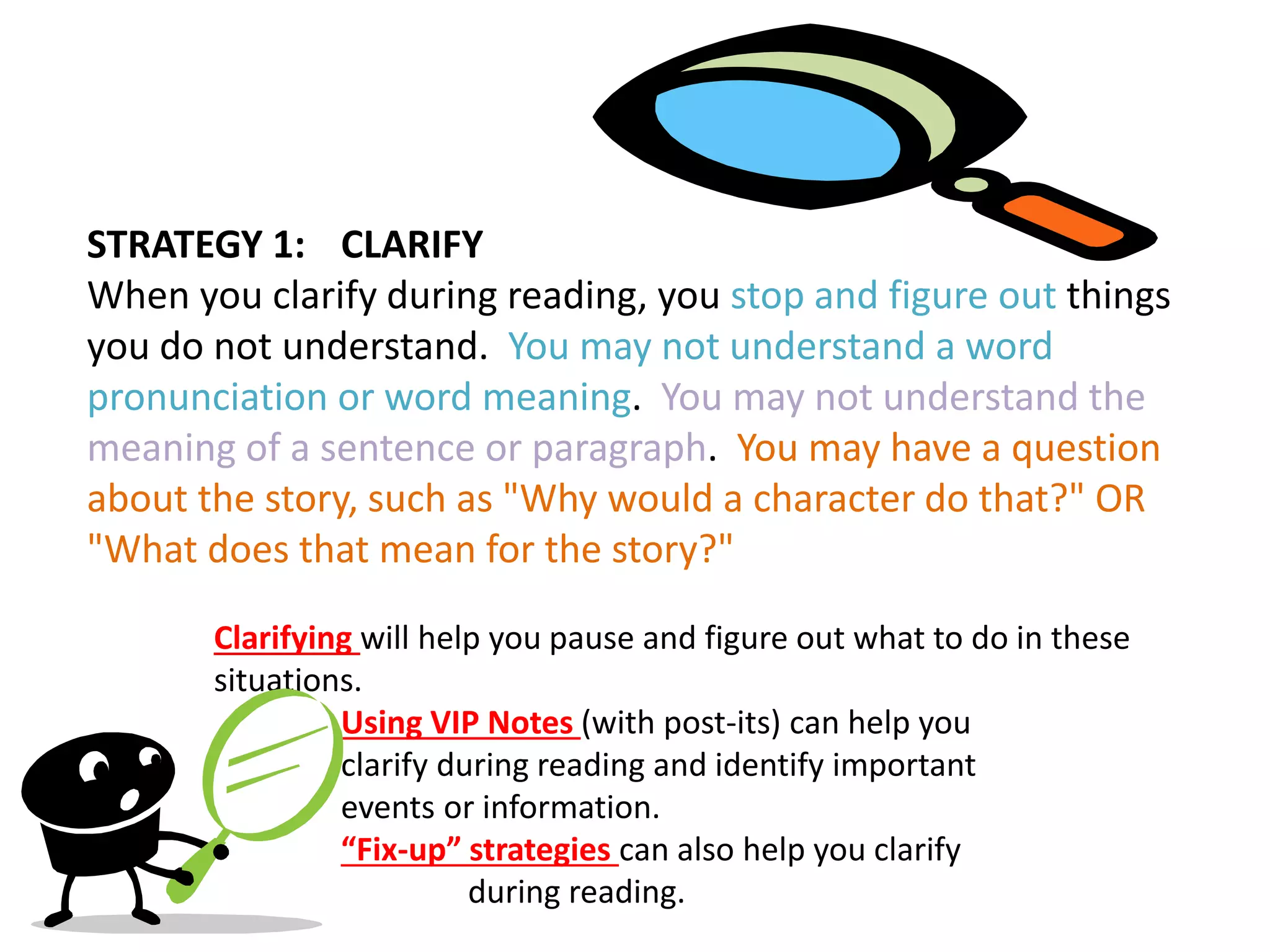 During Reading Strategies ppt | PPTX