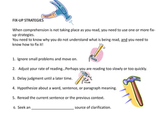 During Reading Strategies ppt | PPTX