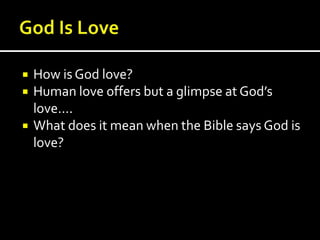 God Is.... Permanence: Love | PPT