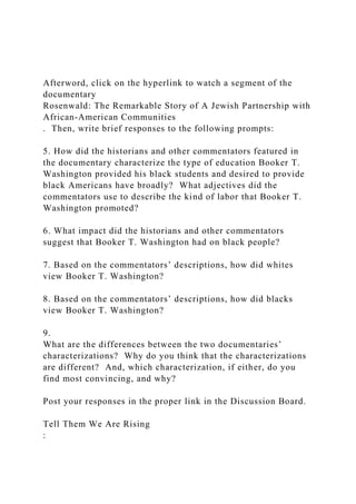 During this Module, you will be required to complete a Discussio.docx ...