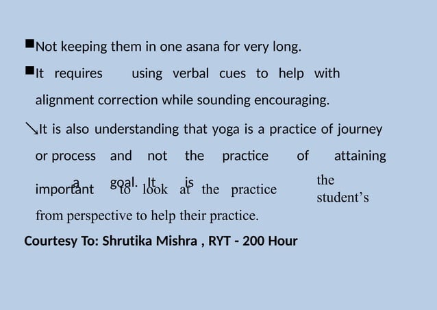 During Yoga Class practice teaching observation Skill.pptx