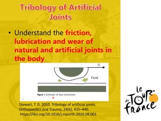DUR Joint and Artificial Joint Tribology.pptx