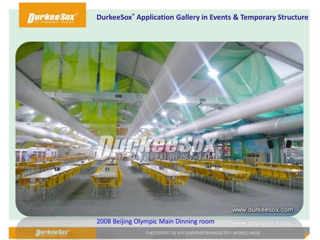 DurkeeSox Fabric Air Dispersion System for Halls | PPT