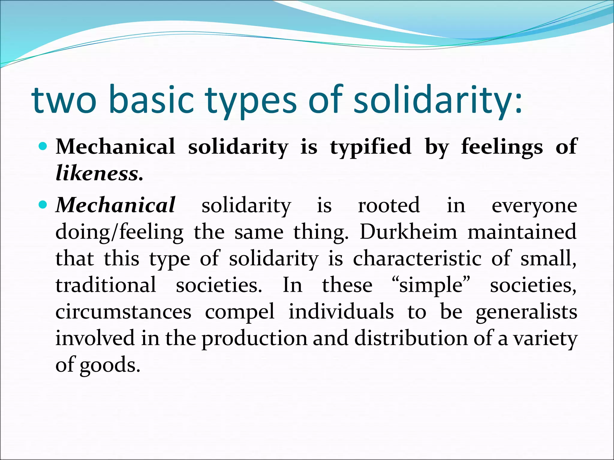 Durkheim's Perspective | PPT