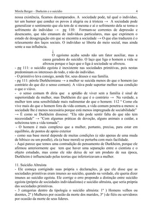 Durkheim suicidio | PDF | Mental Health | Diseases and Conditions