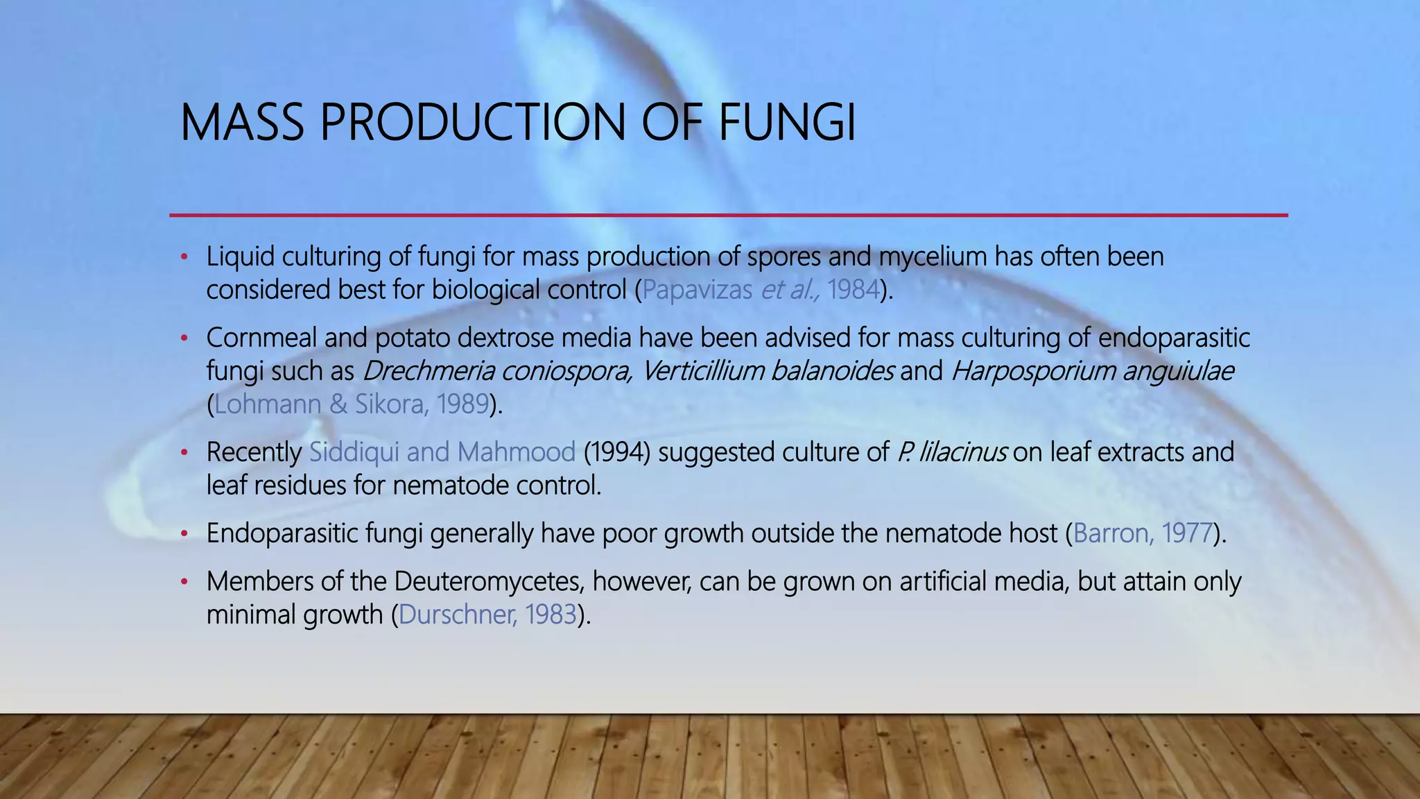 Biological Control of nematodes by fungus | PPTX