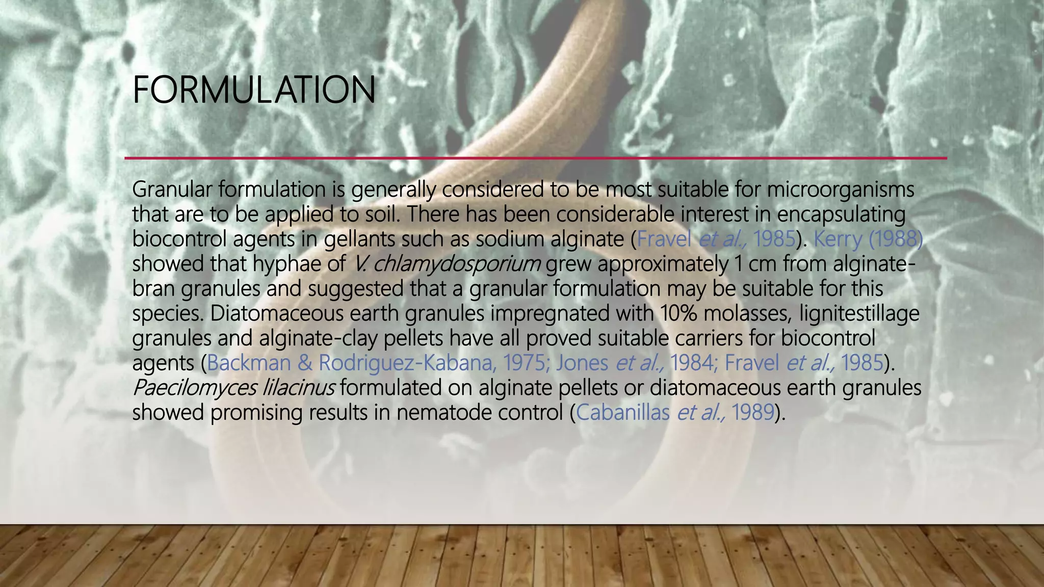 Biological Control of nematodes by fungus | PPTX