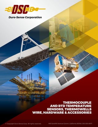Duro-Sense Temperature Sensor Catalog | PDF
