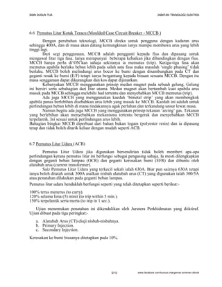 Papan suis utama | PDF