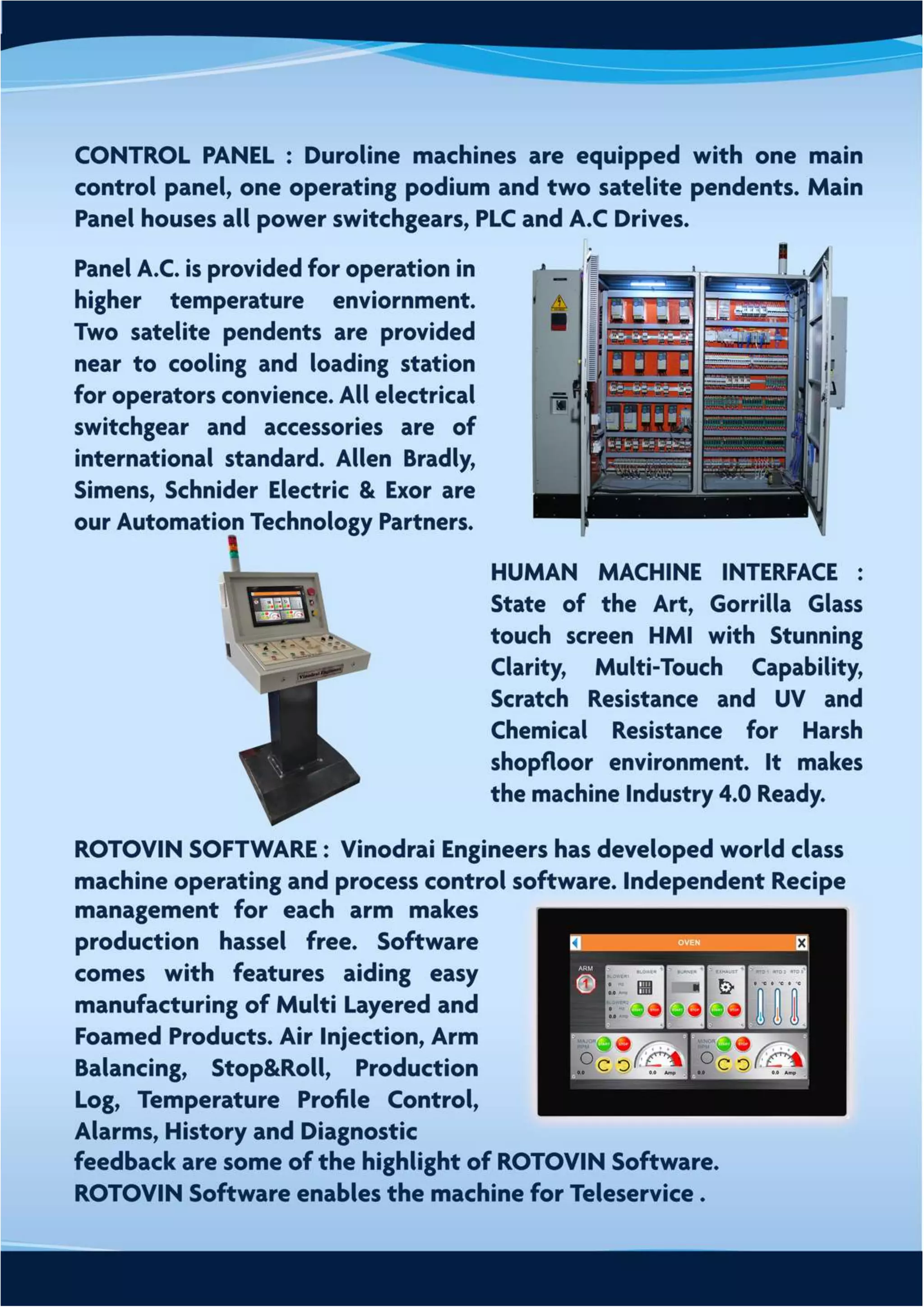 Duroline Range of Rotational Moulding Machine from Vinodrai Engineers | PDF