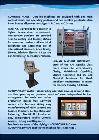 Duroline Range Of Rotational Moulding Machine From Vinodrai Engineers Pdf