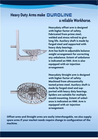 Duroline Range of Rotational Moulding Machine from Vinodrai Engineers | PDF