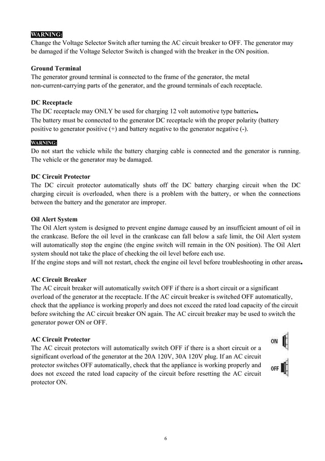 DuroMax XP10000E Generator Owners Manual | PDF