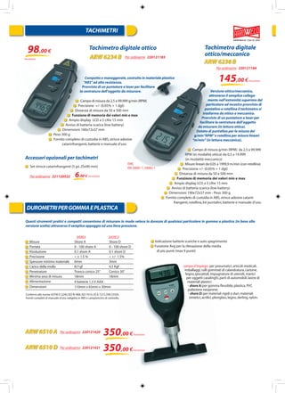 Durometro digitale arw 6510 a | PDF