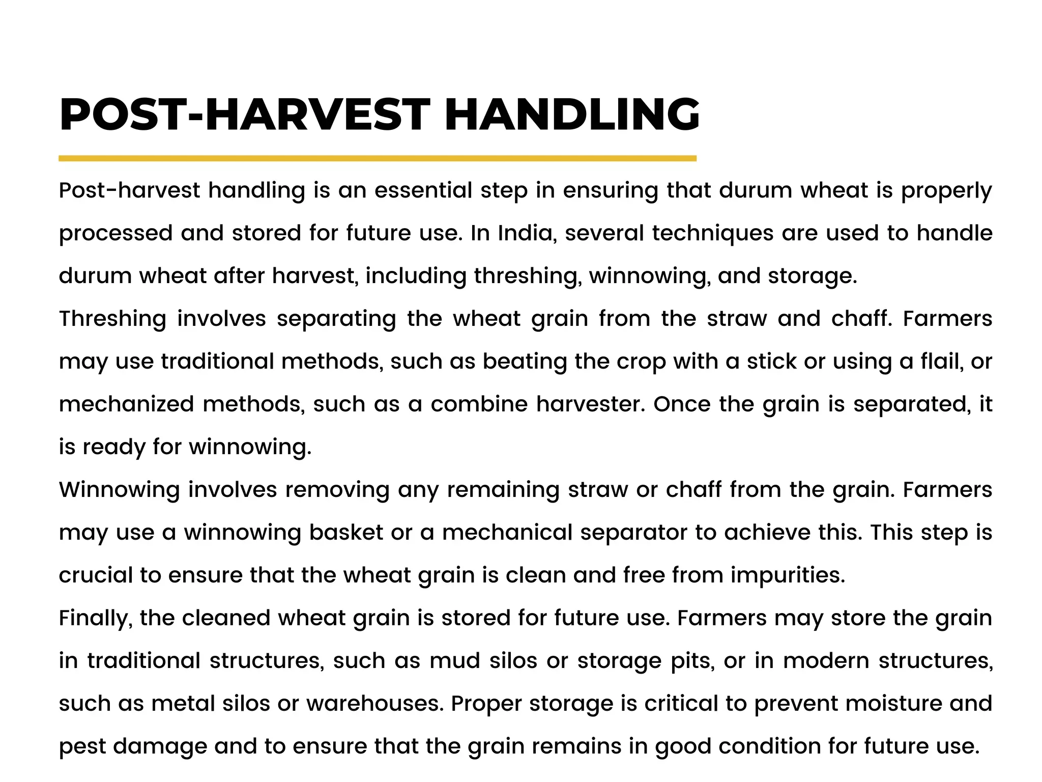 Durum Wheat Production in India & Top Suppliers of Durum Wheat | PPT