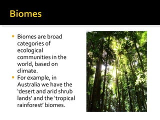 Habitats, Environment and Survival | PPT