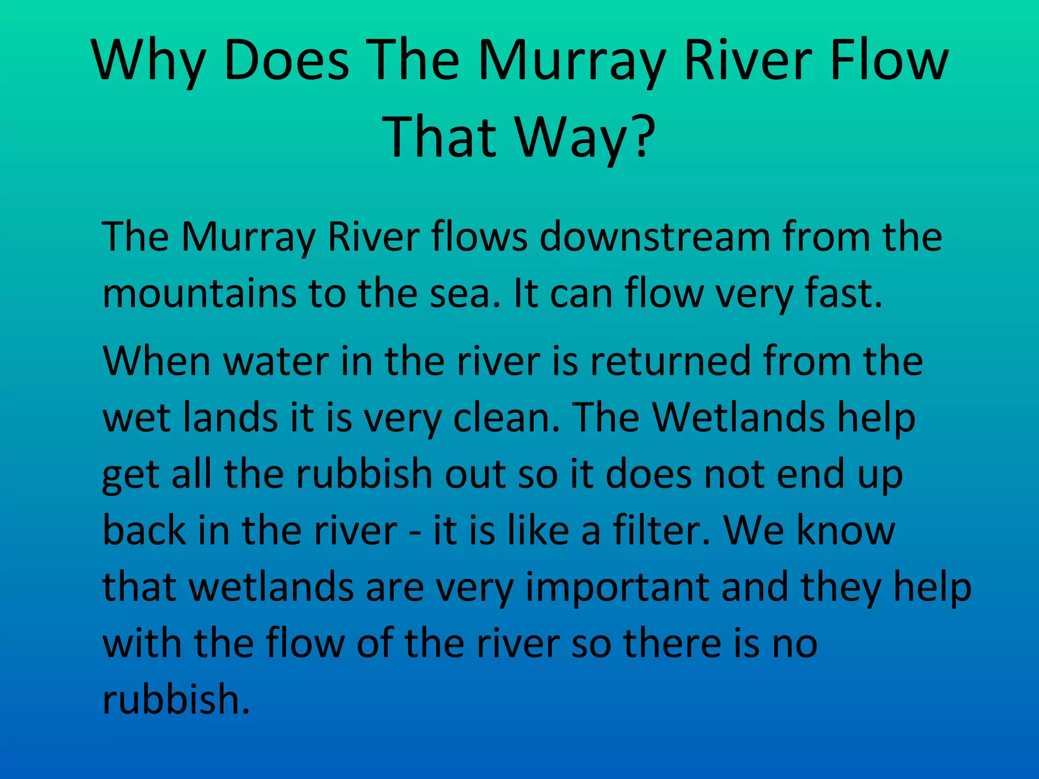 The Murray River | PPT