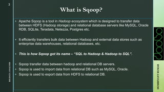 SQOOP PPT | PDF