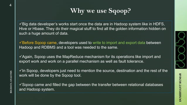 SQOOP PPT | PDF
