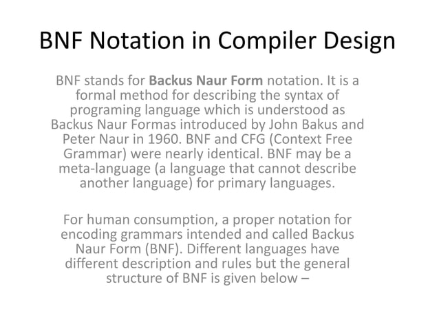 Compiler design Project | PPTX | Programming Languages | Computing