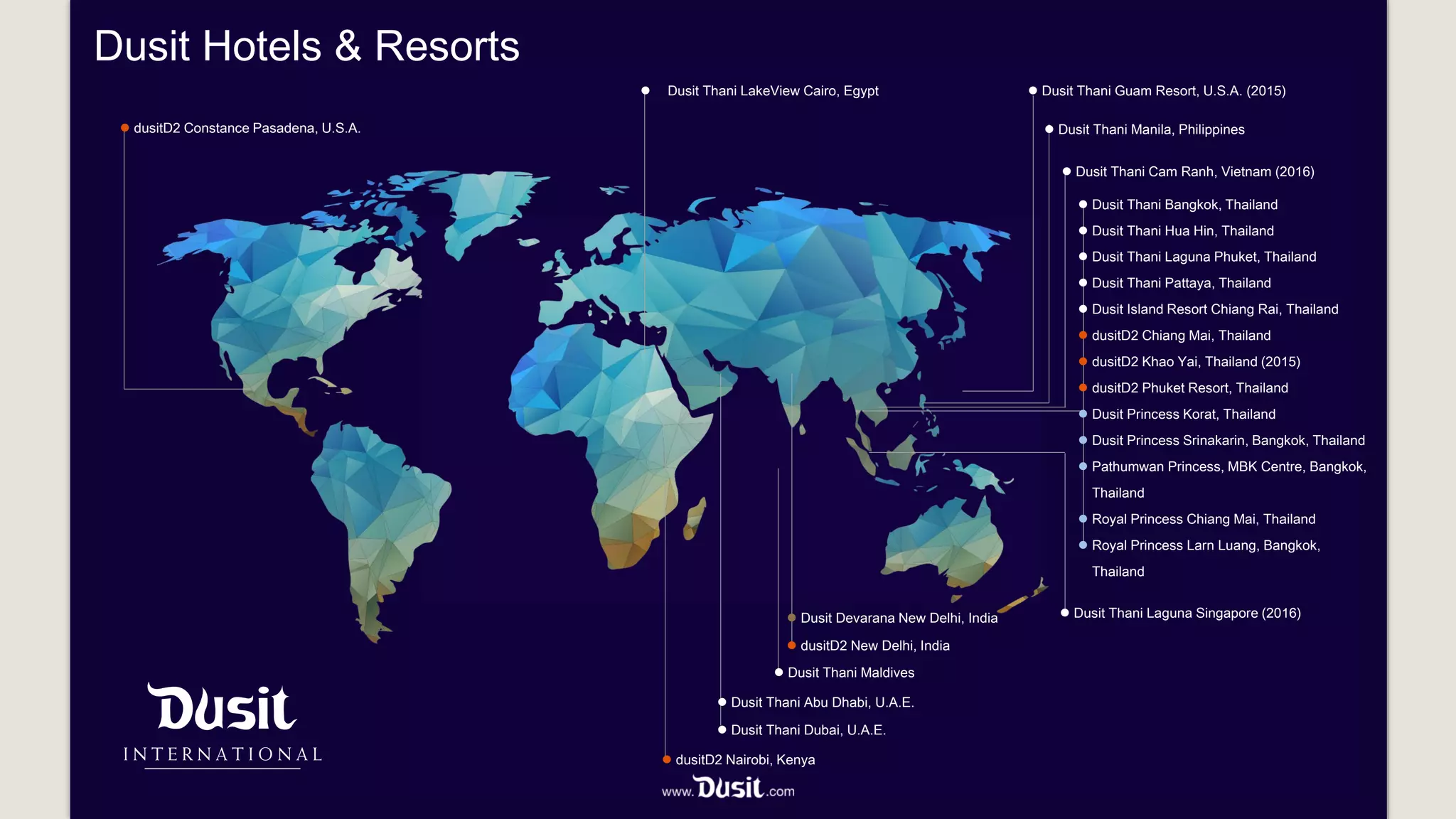 Dusit - Presentation MICE 2014 | PDF