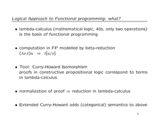 Linear Functional Programming | PPT