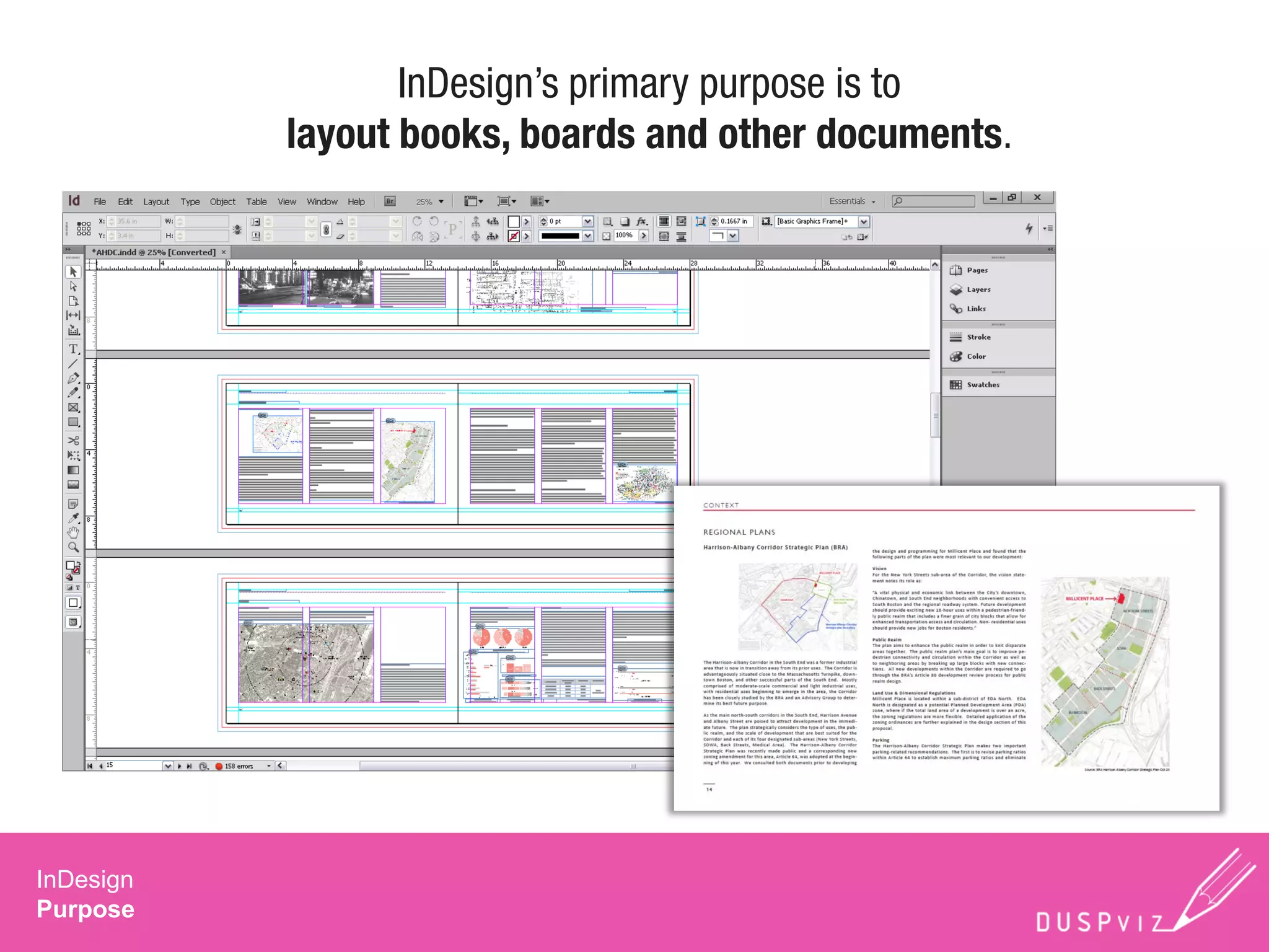DUSPviz2012 InDesign | PPT